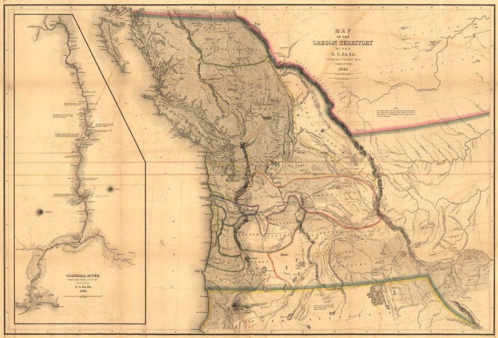 Discovery Map Series: Map of the Oregon Territory, 1848 | Great River Arts