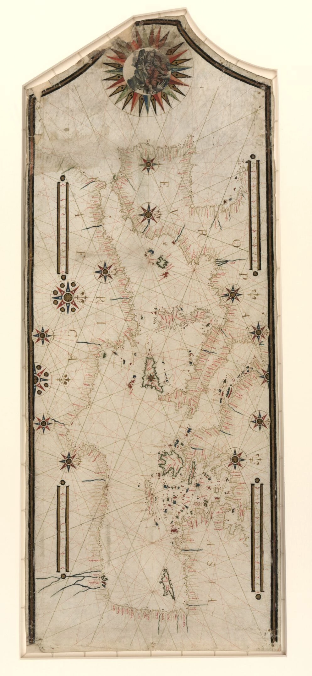 Educational Map Series: Portalan Chart Of The Mediterranean And ...