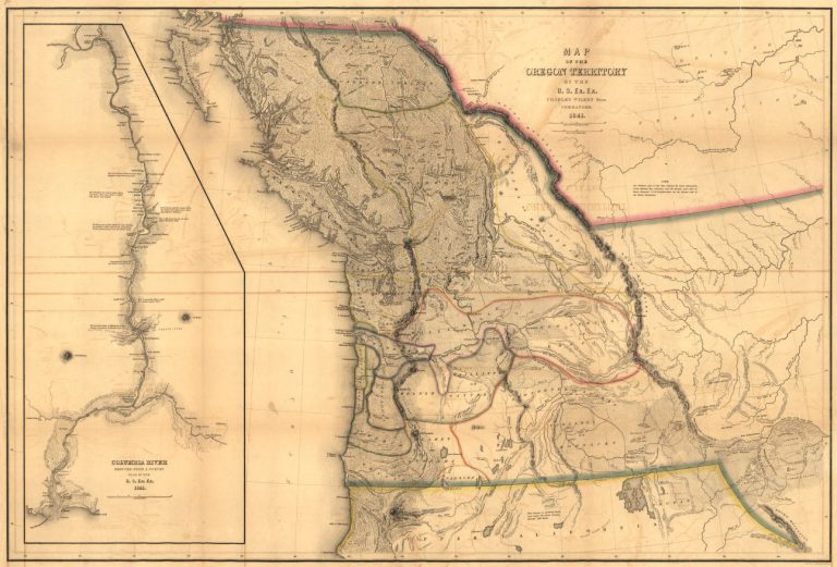 Discovery Map Series: Map of the Oregon Territory, 1848 | Great River Arts